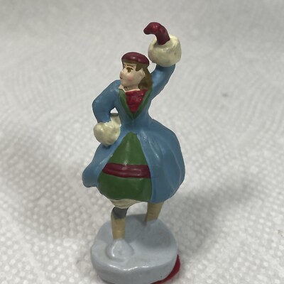 Vtg MR CHRISTMAS HOLIDAY SKATERS Replacement Parts SKATER IN BLUE COAT ...