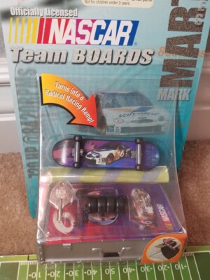 1999 BRAT BOARDS NASCAR TEAM BOARDS #6 MARK MARTIN MINI SKATEBOARD TOY ...