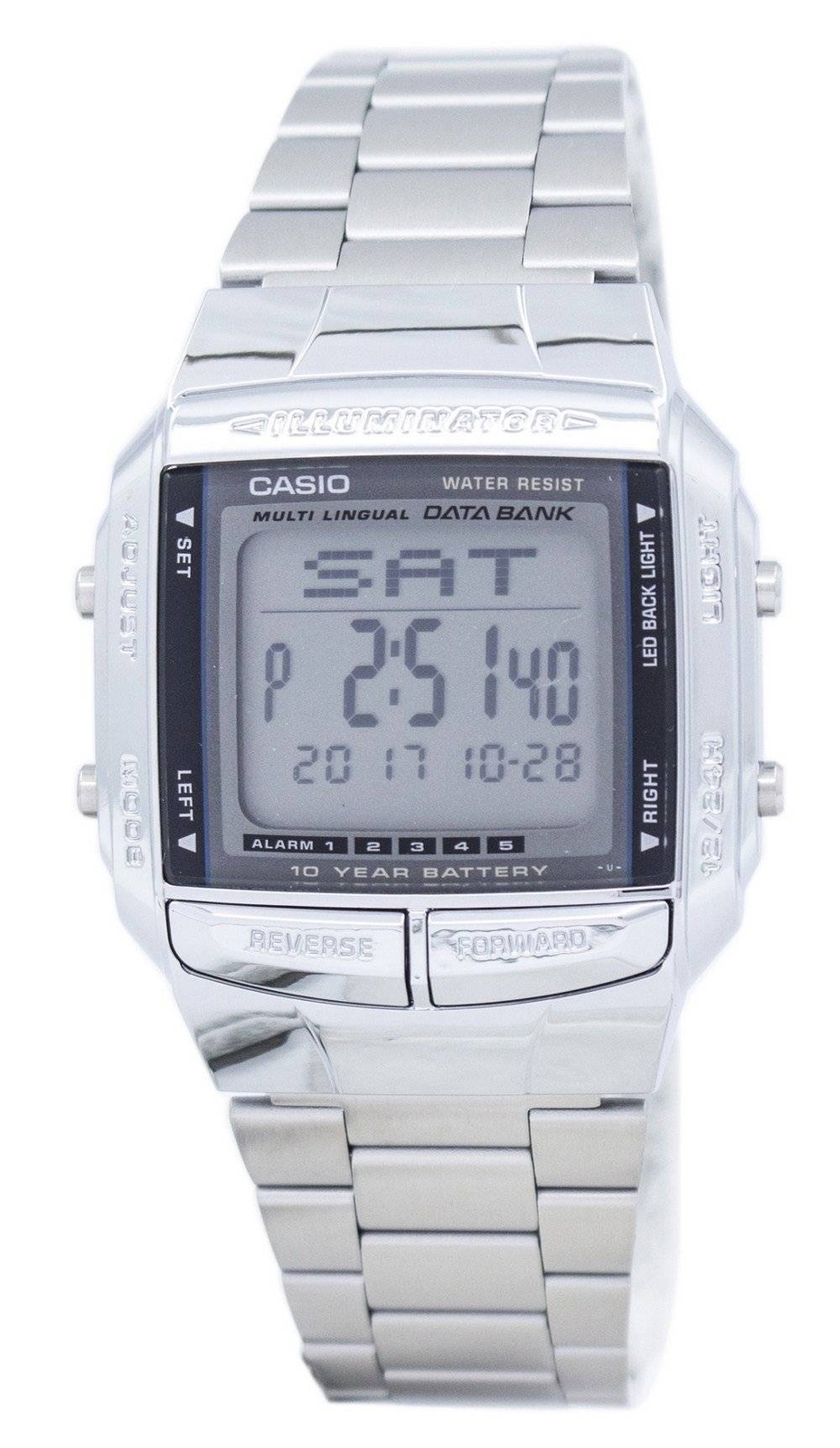 Casio Multi Lingual Data Bank Illuminator Dual Time Alarm DB-360-1A ...