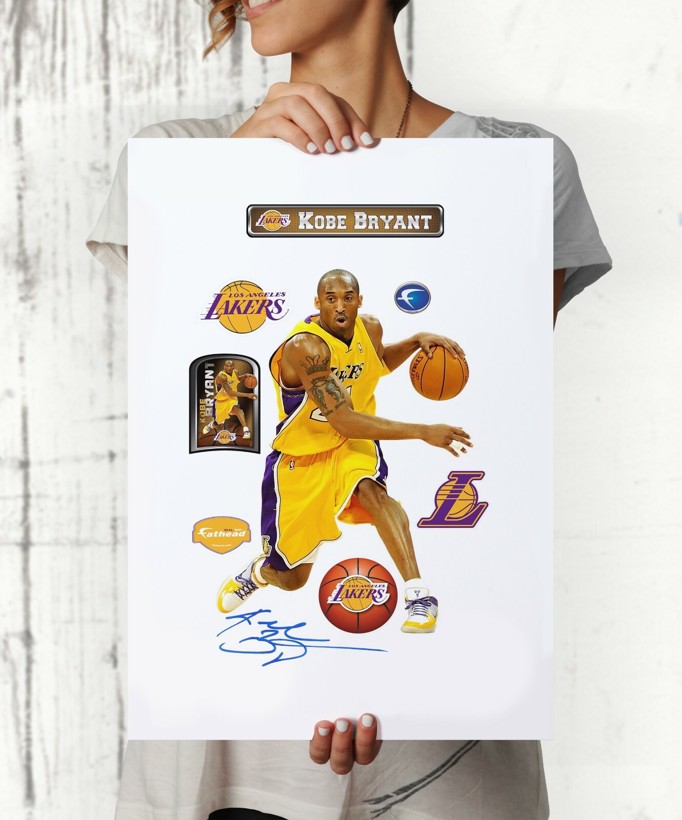 Legend Kobe Bryant NBA Autographed Poster Print. A3 A2 A1. Great ...