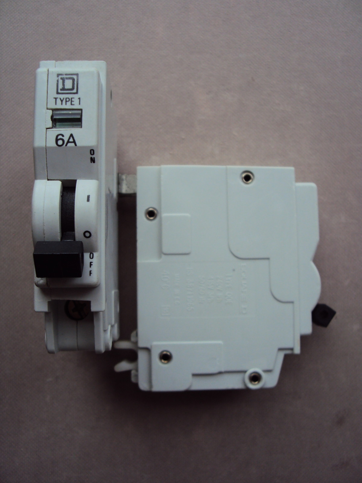 SQUARE D QOE 6 10 16 20 32 AMP QO-E M9 TYPE 1 2 3 6A 10A 16A 20A 32A ...