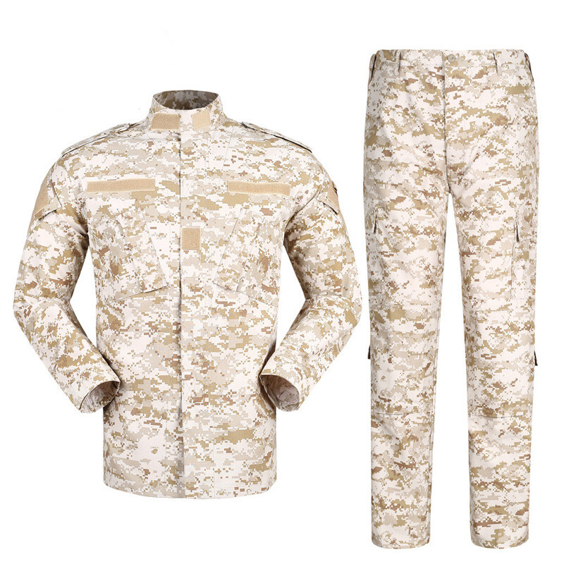 Men Airsoft Army Military Tactical Combat BDU Uniform Jacket Pants Suit ...