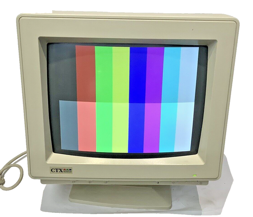 Vintage CTX CVP 5468A 14" Color Monitor VINTAGE | eBay