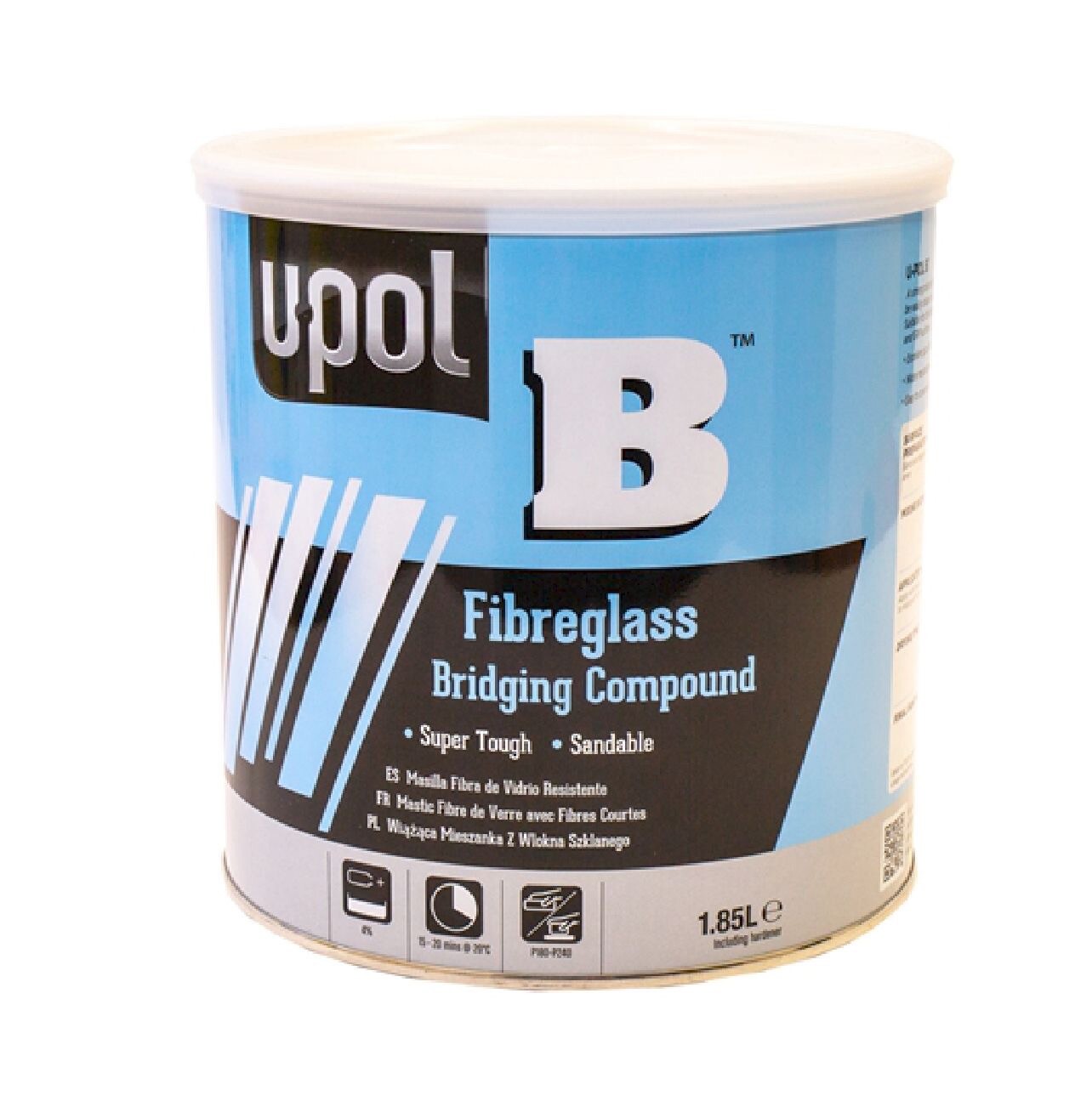UPOL B Fibre Glass Bridging Filler Compound Bridger U-POL B/4 1.85L ...