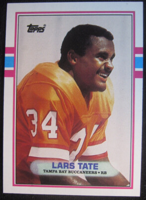 Lars Tate Tampa Bay Buccaneers 1989 TOPPS NFL #330 | eBay