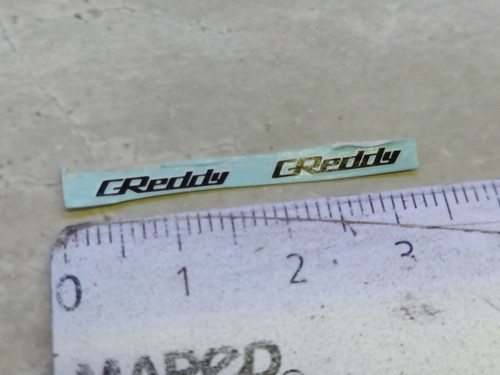 1/18 Décalcomanie logo Greddy Decal Set tuning | eBay