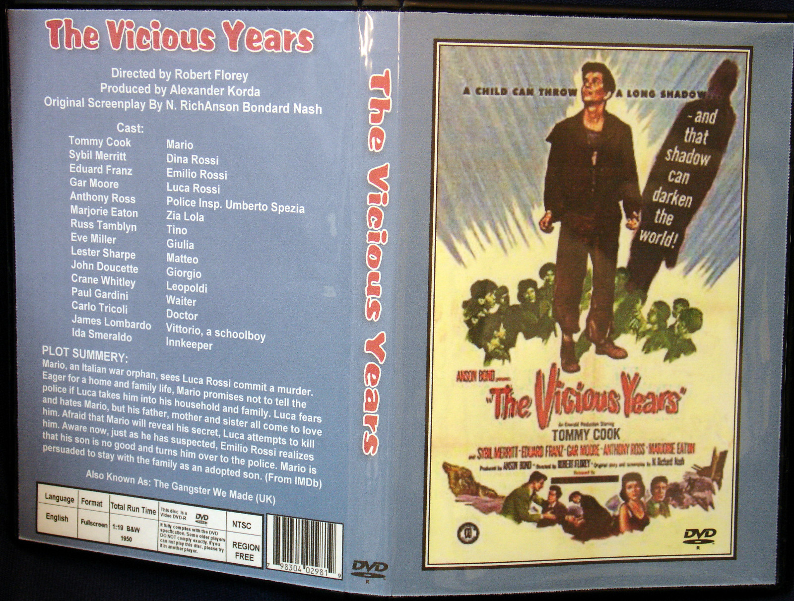THE VICIOUS YEARS - DVD - Tommy Cook, Sybil Merritt | eBay
