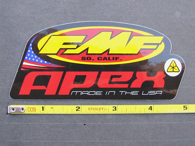 "FMF APEX" Vintage Original Motocross Racing Sticker Decal ** AMA Moto ...