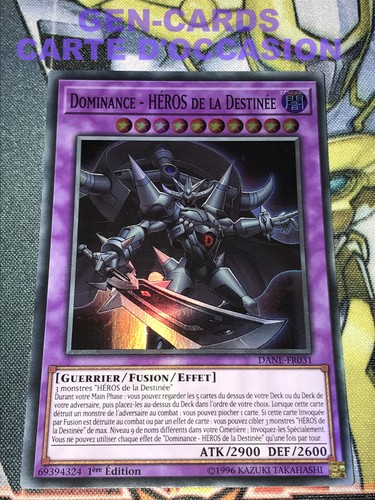 USED Yu Gi Oh DOMINANCE Card - HEROES OF DESTINY DANE-FR031 1st Edition ...
