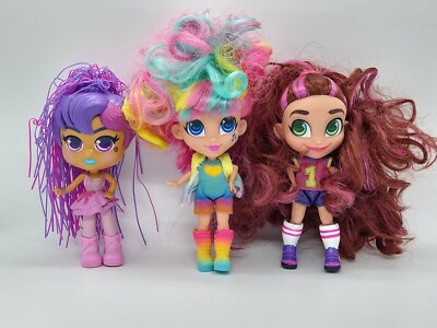 Hairdorables Dolls - Brit Braids - Troll Love - Curlie Girl | eBay