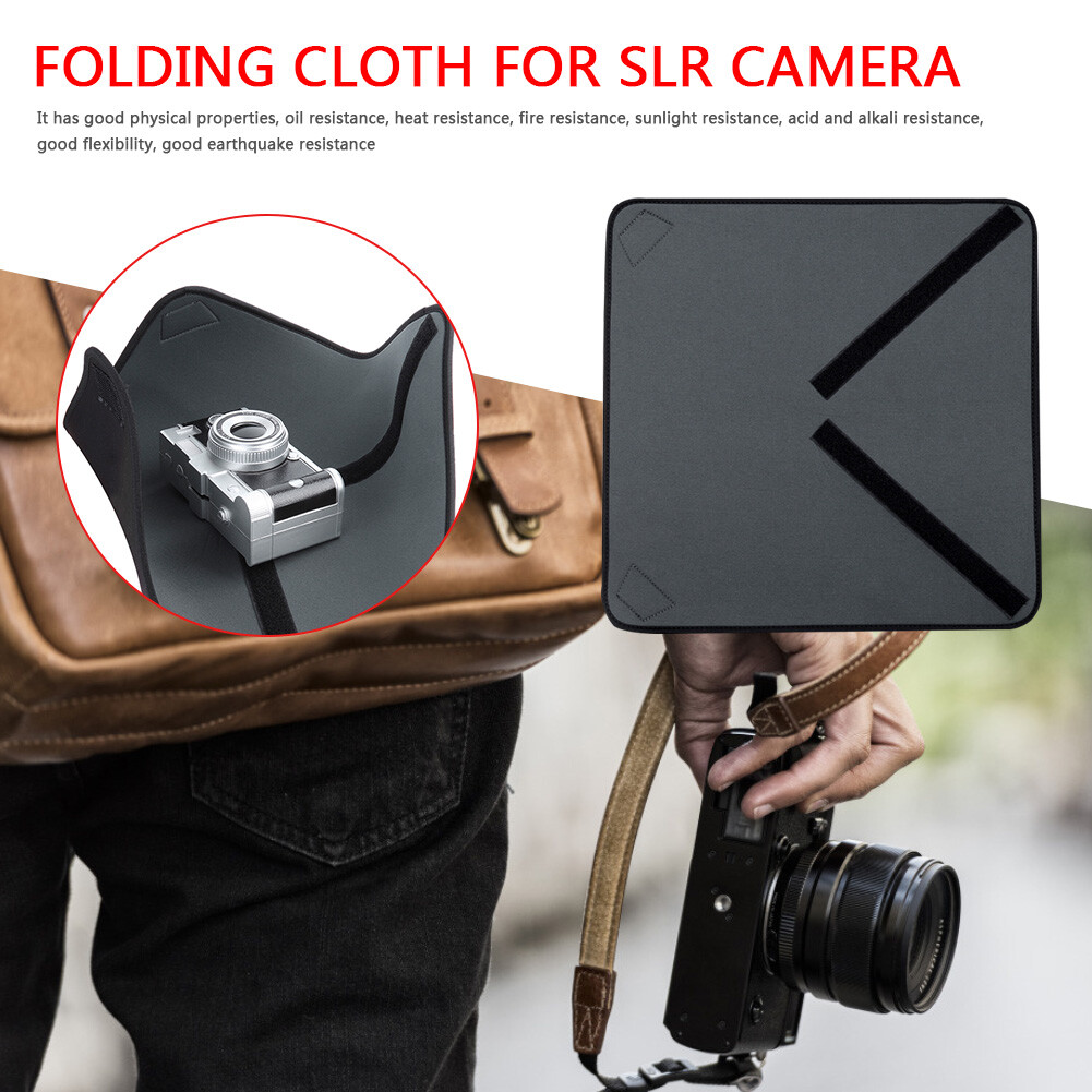 Folding Neoprene Camera Wrap Cloth DSLR Lens Protective Cover (40 X ...