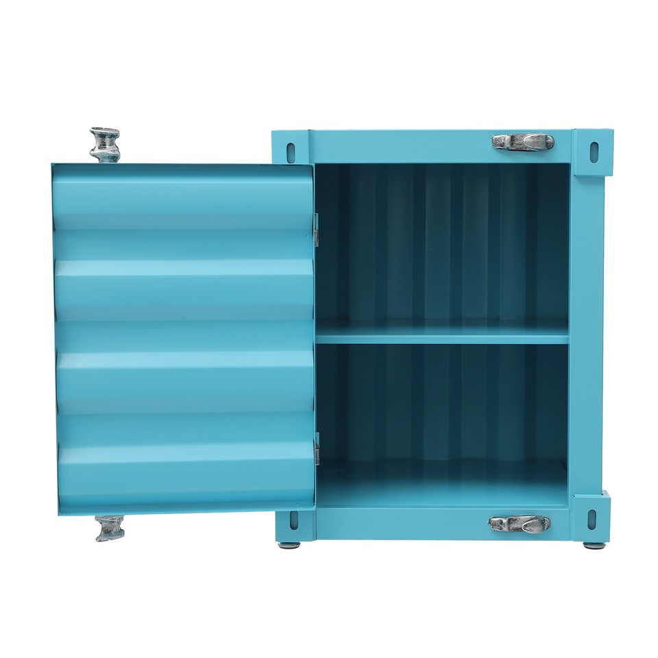 Industrial Style Side Table Locker Or Bedside Table Storage Cabinet ...