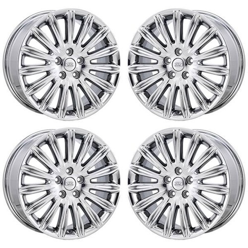 17" FORD FUSION PVD BRIGHT CHROME WHEELS-C RIMS FACTORY OEM 3958 ...