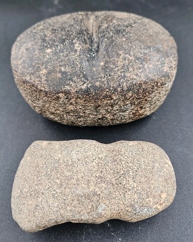 Native American Indian Grooved Axe Head Plus Arrow Straightener | eBay