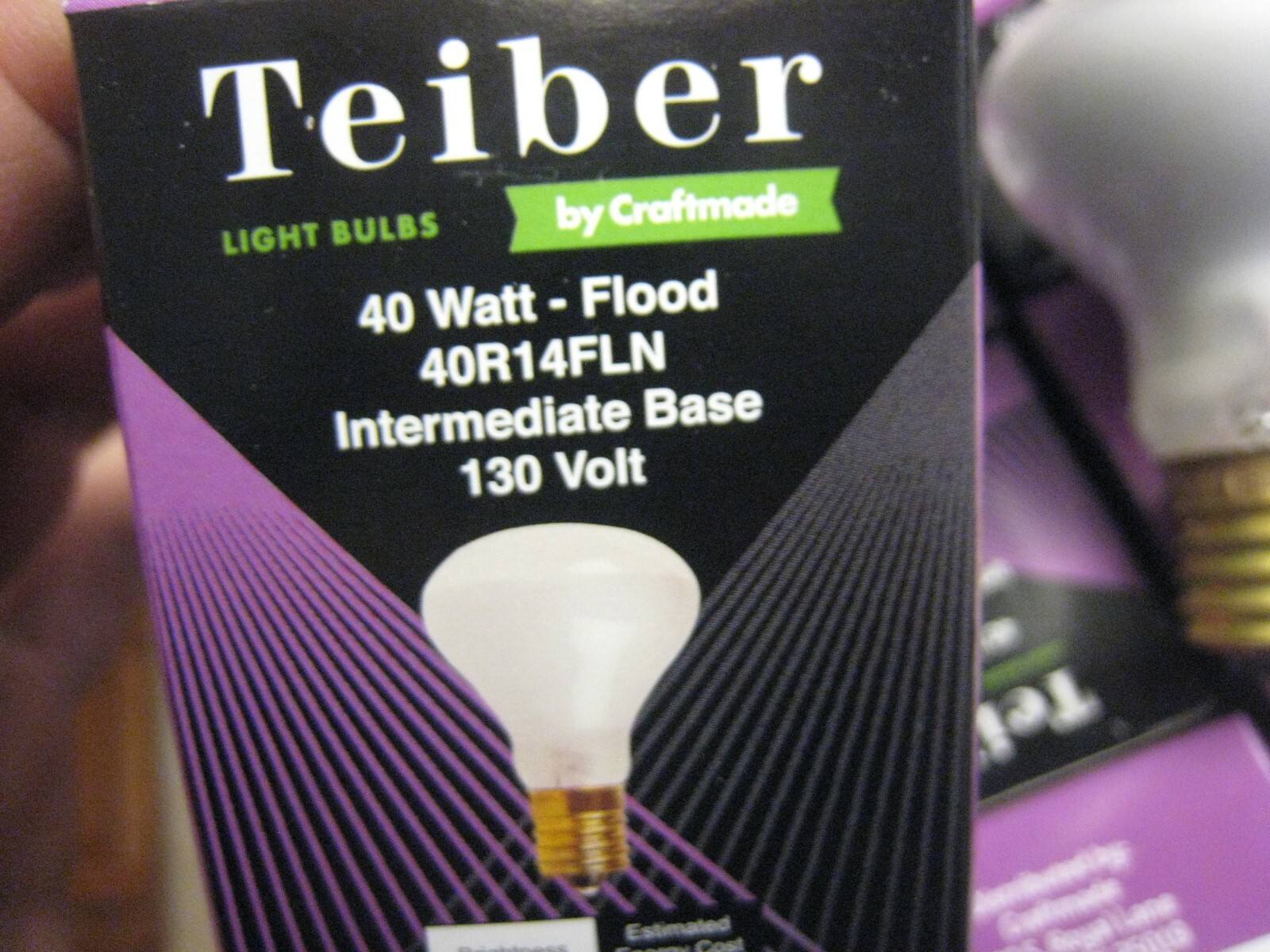 6 yes 6 TEIBER 40W R14 E17 Base 130V Indoor Reflector Frosted Flood ...