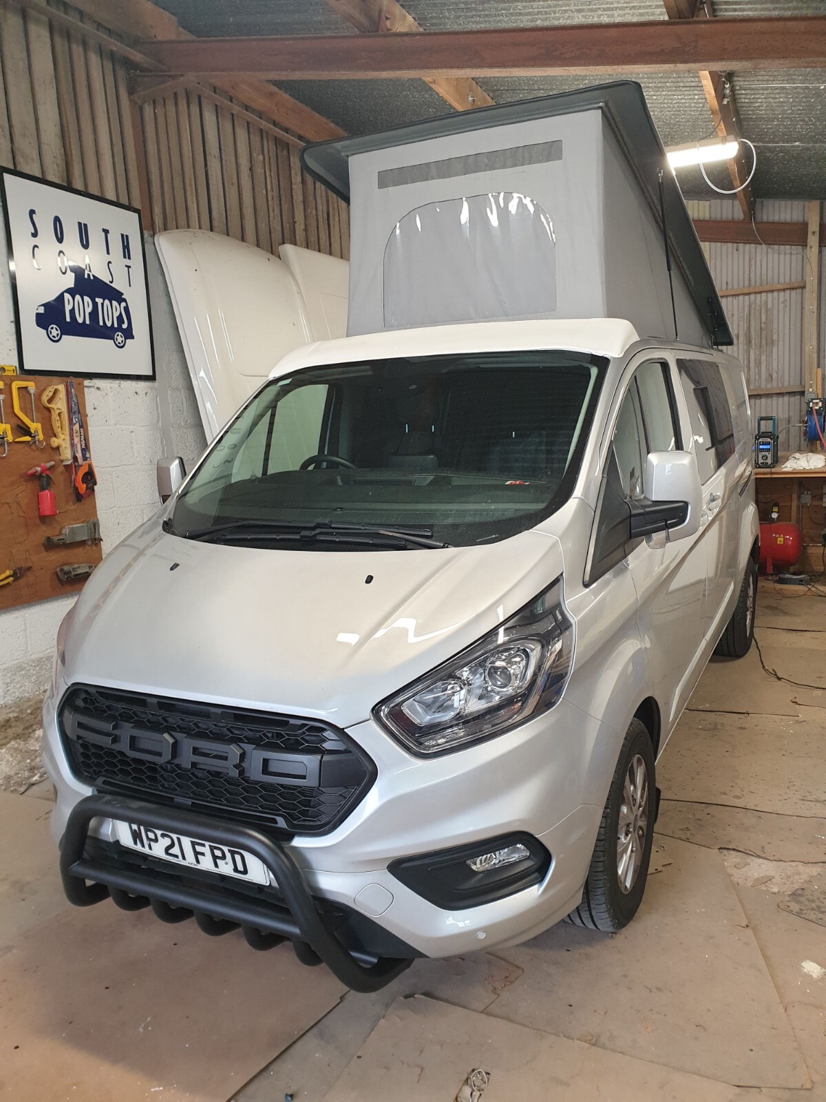 FORD TRANSIT CUSTOM POP TOP/ELEVATING ROOF/LWB FULLY FITTED | eBay