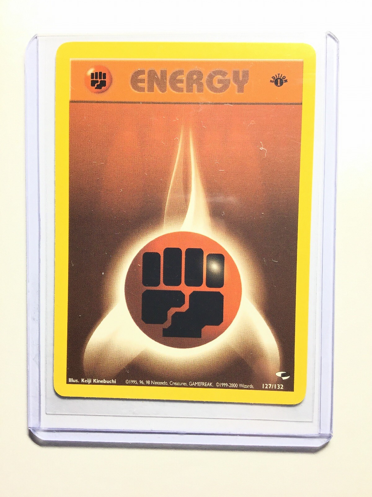 FIGHTING ENERGY - 1st Edition Gym Heroes - 127/132 - Energy - Pokemon ...