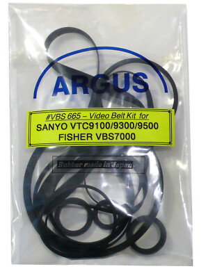 VCR Belt KIT for SANYO VTC9100, VTC9300, VTC9500 and FISHER VBS7000 | eBay