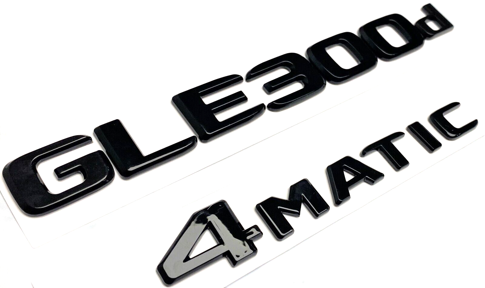 2 GLE300d+4MATIC FOR MERCEDES REAR TRUNK EMBLEM BADGE NAMEPLATE DECAL ...