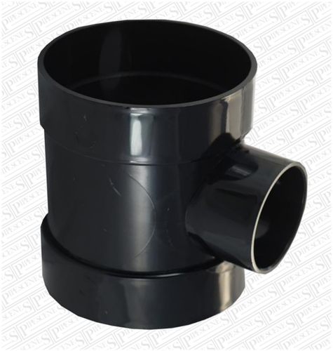 Solvent 110mm Soil Pipe 2" 50mm 55mm Waste Boss Reducer Black Glued ...
