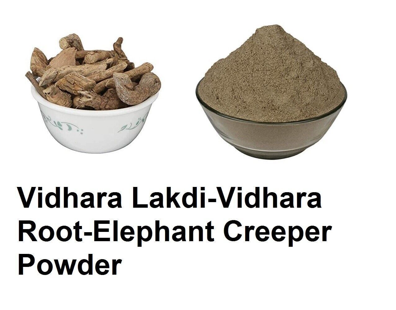 Vidhara Lakdi-Vidhara Root-Elephant Creeper Powder , 100% Herbal & Pure ...