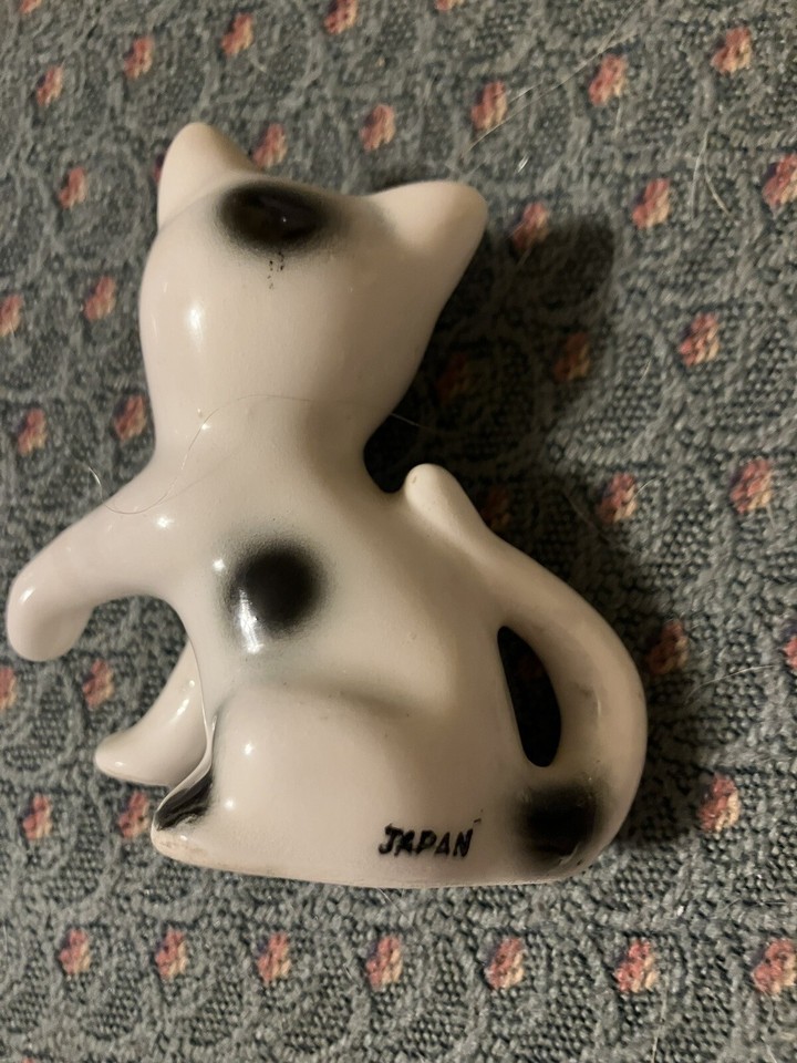 vintage ceramic cat figurine japan | eBay