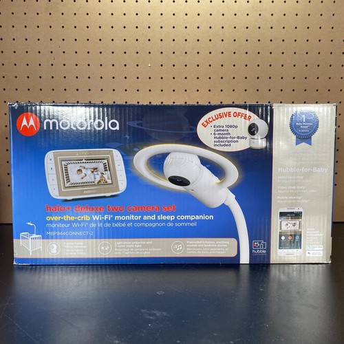 Motorola Halo+ Deluxe Baby Monitor – Two Infant Wi-Fi Cameras with ...