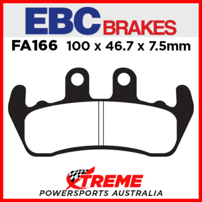 Yamaha DT-Z 125 89-90 EBC Organic Front Brake Pads, FA166 | eBay Australia