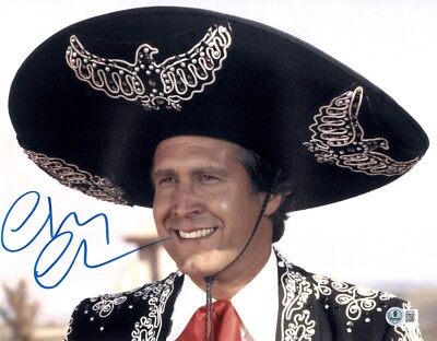 Chevy Chase Signed 11x14 Photo Three Amigos Authentic Autograph Beckett ...