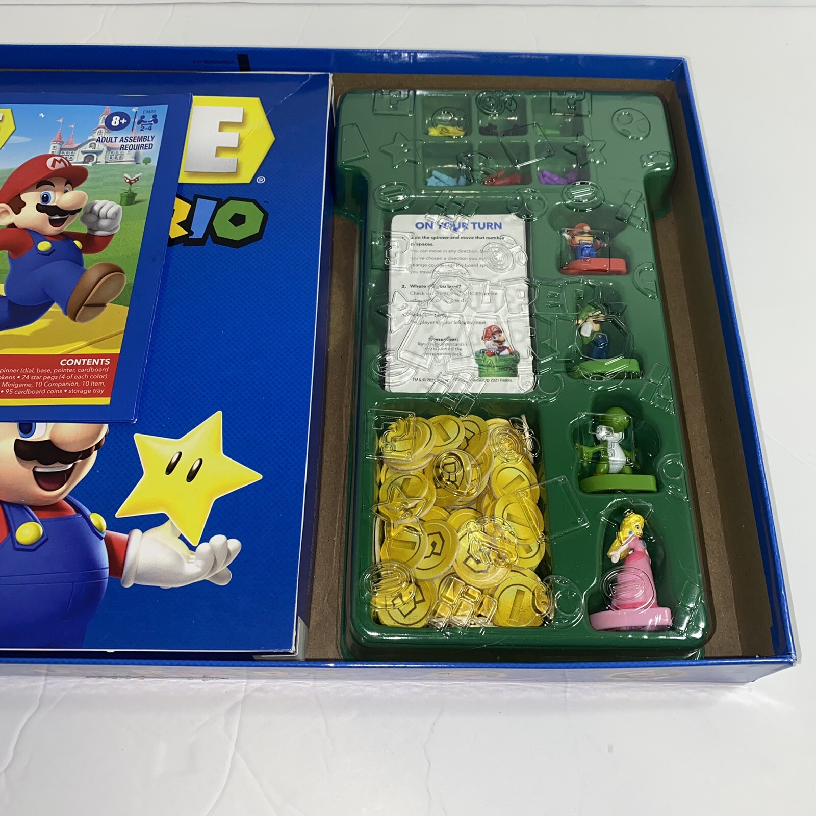The Game of Life: Super Mario Edition Board Game 99% complete: Missing ...