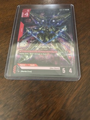 Kshatriya GD01-044 LR Gundam Card Game New Type Rising NM Condition | eBay