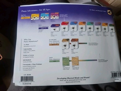 PIANO ADVENTURES BY NANCY & RANDALL FABER, LESSON BOOK Primer Level | eBay