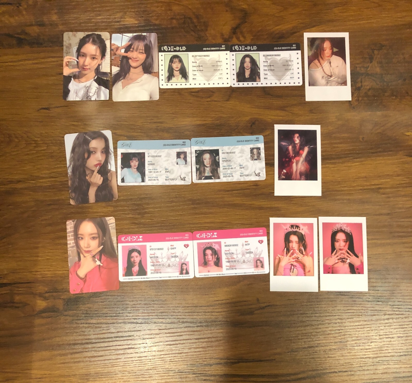(G)I-DLE I FEEL QUEENCARD ALBUM POLAROID AND ID PHOTOCARDS - READ ...