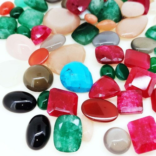 500+ Ct Natural MIX Gemstone Mixed Shape Certified Gemstone (5-10 Ct ...