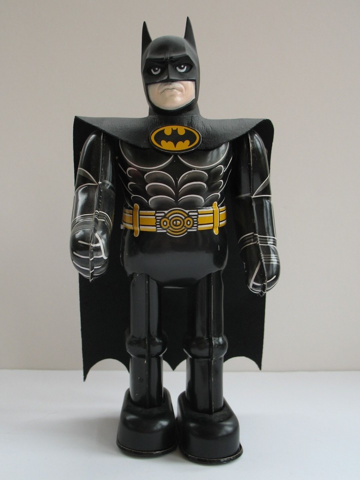 BATMAN Tin Wind-Up Robot In Box, Billiken, Keaton, Burton, Japan, US ...
