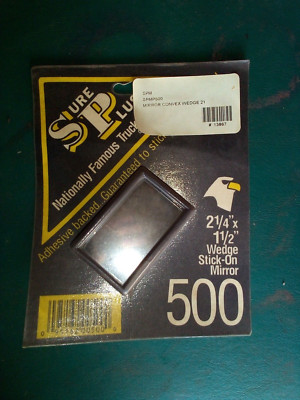 New Sure Plus 500 Wedge Stick-on Mirror Pack of 4 | eBay