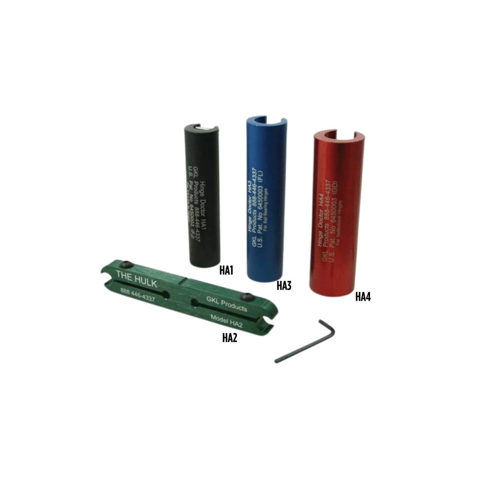 Hinge Doctor Full Set HA1234 Door Hinge Adjustment Tool Set GKL | eBay