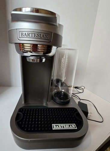 BARTESIAN Duet 2-Bottle Premium Cocktail Machine 55310 Black/Gray ...