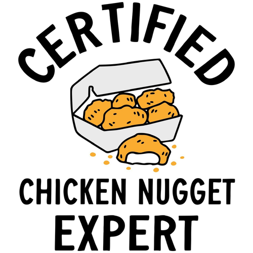 Certified Chicken Nugget Expert Sticker Decal | eBay