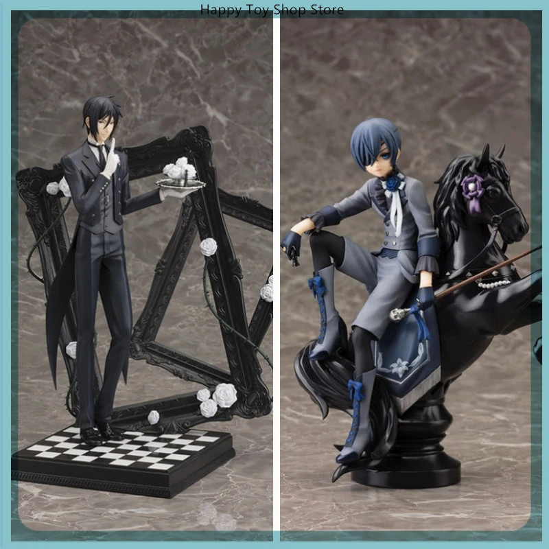 Black Butler Ciel Phantomhive Sebastian Michaelis Anime Figure Model ...