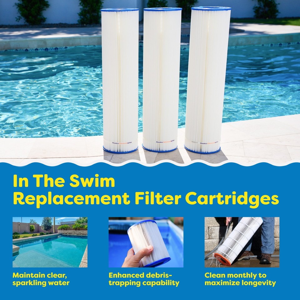 In The Swim Premium Pool Filter Cartridge Replacement for Pentair Pac ...