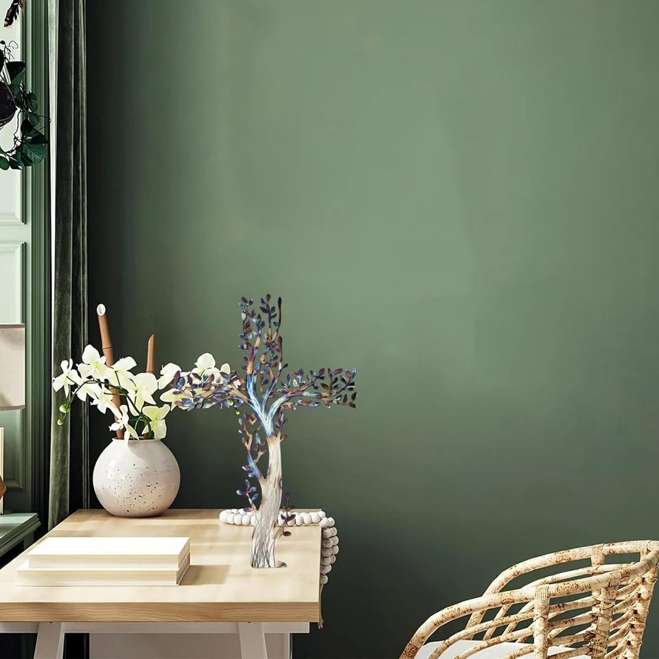 Cross of Life,Metal Cross Wall Art Hanging Crosses Tree of Life Decor ...