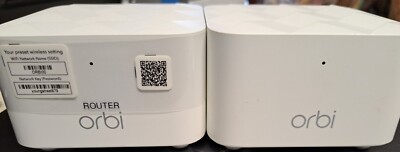 ORBI RBR10 Wifi Mesh Router System with 1 RBS10 Satellite | eBay