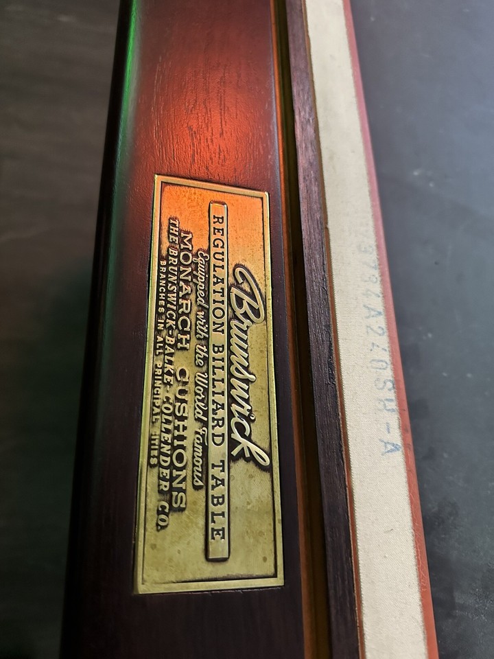 Donald Deskey Designed Brunswick “Paramount” 10FT Pool Table - Fully ...