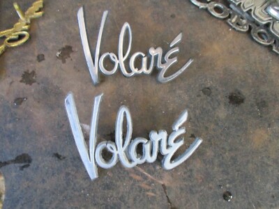 75 76 77 78 79 VOLARE EMBLEMS 1 PLASTIC, 1 METAL OEM PAIR | eBay