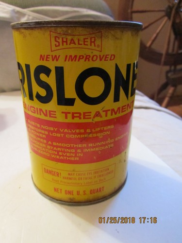 Vintage Rislone Engine Treatment 1 Quart Metal Can Empty & Opened | eBay