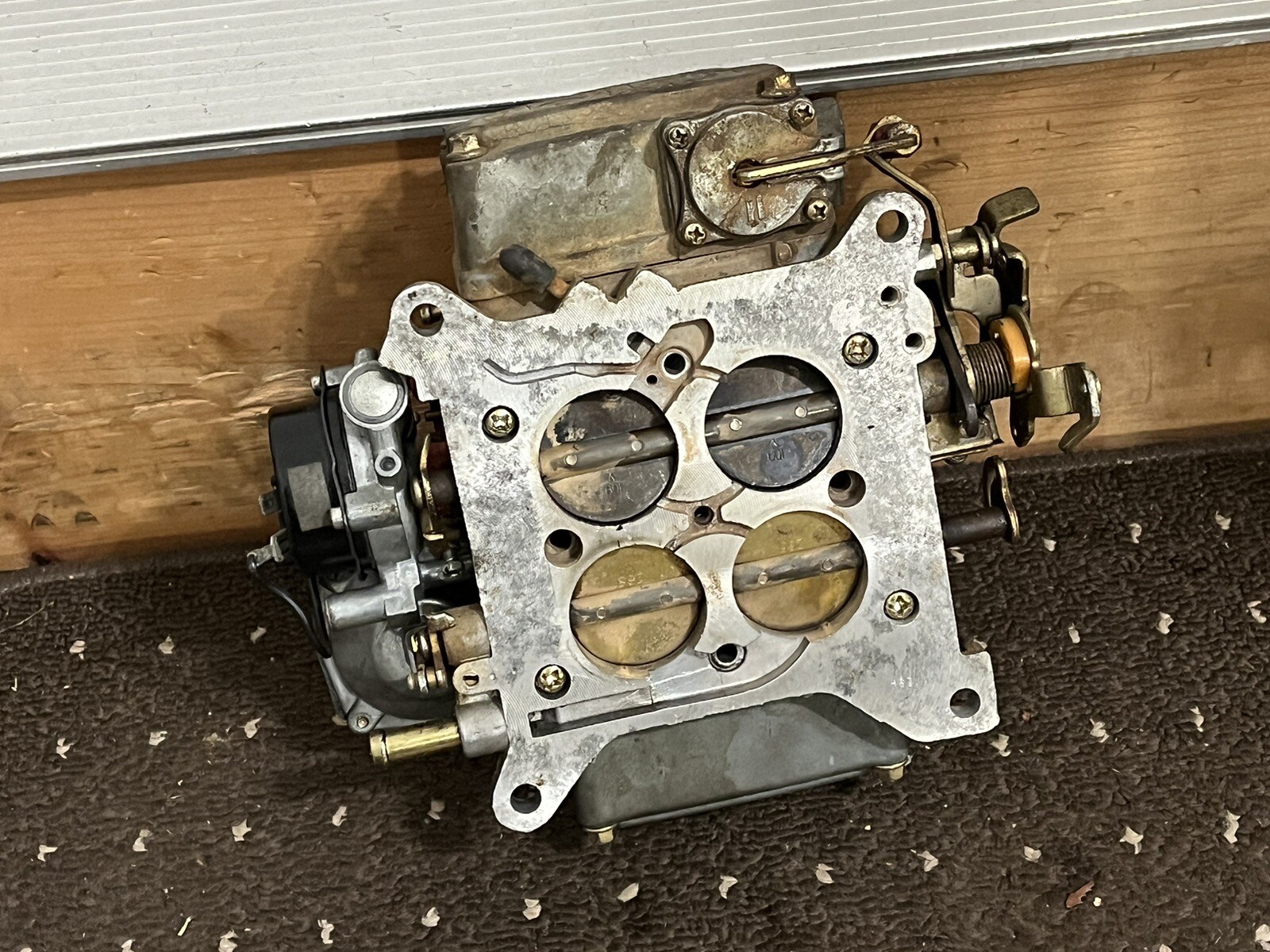 Holley Carburetor 80457 -5 Carb 4 barrel Vacuum Secondary 600 cfm Elec ...