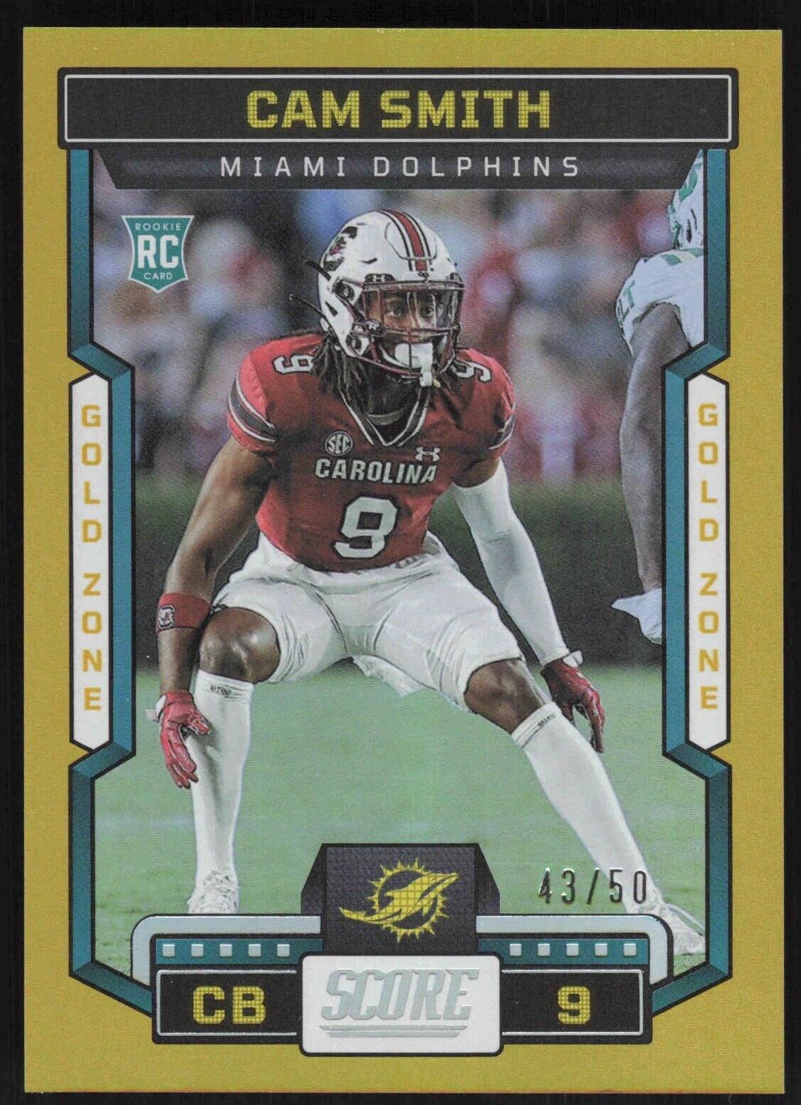 2023 Score - Rookies Cam Smith #384 Gold Zone /50 (RC) for sale online ...