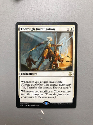 Mtg Commander Thorough Investigation NM | eBay