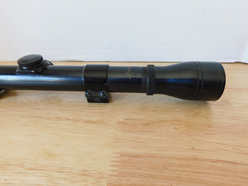 TED WILLIAMS SEARS 4X Scope, by Weaver 1" Rings Mounts, Fine Crosshairs ...